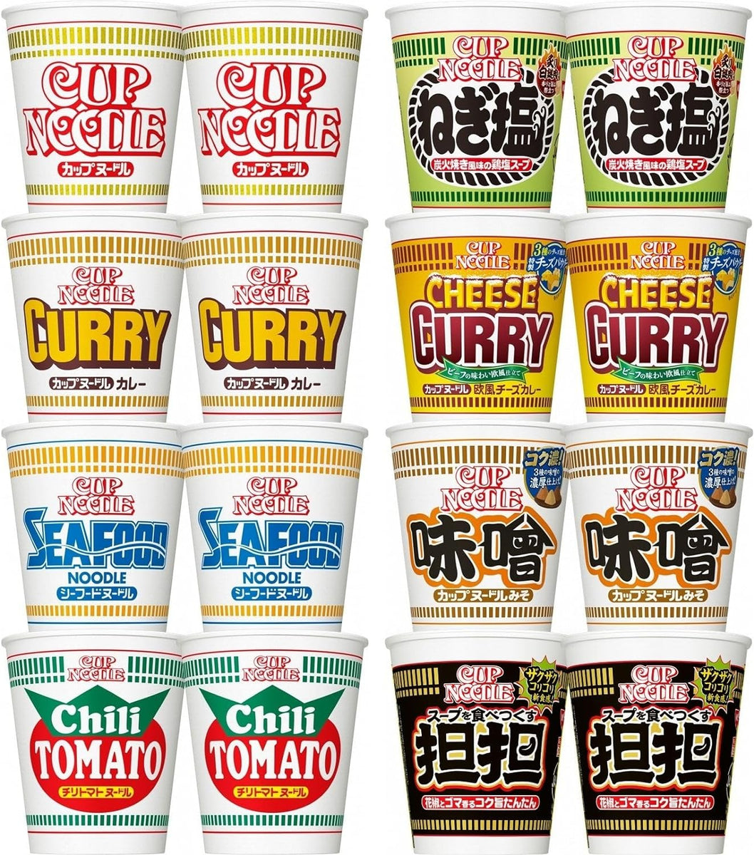 Nissin Cup Noodles Mix, 16 cups/servings – InstantRamenShop